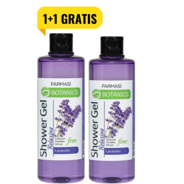 BOTANICS Gel za tuširanje sa ekstraktom lavande,500ml 1+1 GRATIS