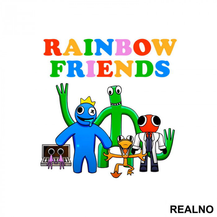 RAINBOW FRIENDS - COLORS - CRTANI FILMOVI - NALEPNICA