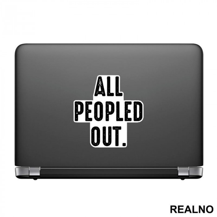 ALL PEOPLED OUT - HUMOR - NALEPNICA