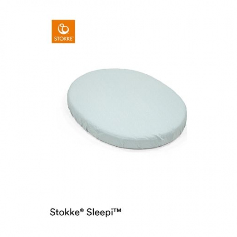 Stokke Sleepi V3 čaršaf za mini krevetac Dots Sage