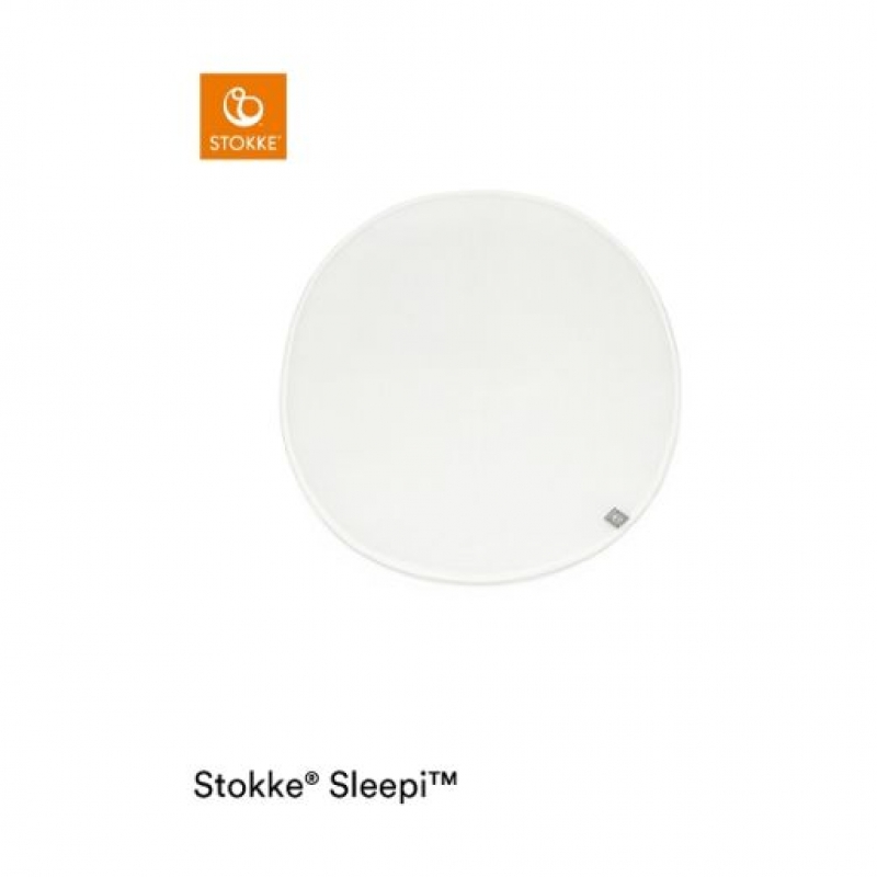 Stokke Sleepi V3 vodootporan čaršaf za mini krevet White