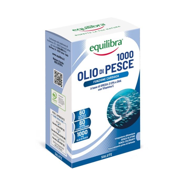 EQ Fish oil/Olio di Pesce 1000 60 kapsula