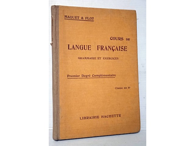 Cours de langue francaise