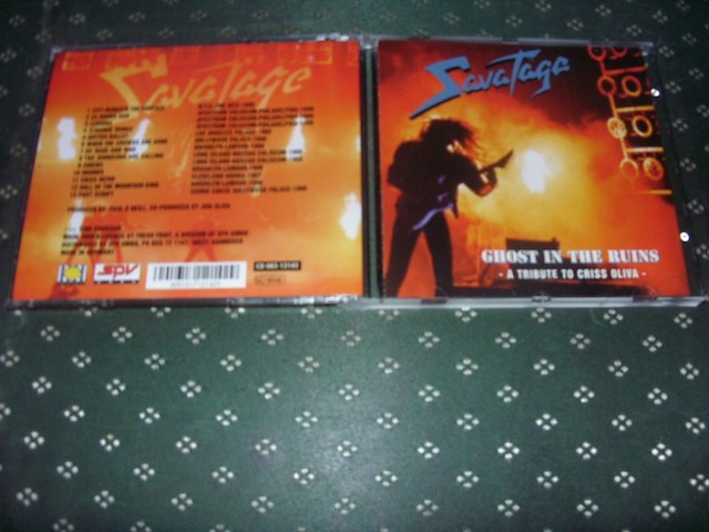 Savatage – Ghost In The Ruins Tribute To Criss Oliva CD