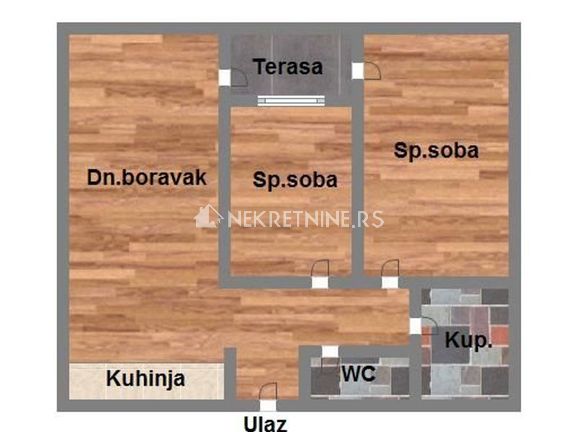 Trosoban u izgradnji na petrovaradinu 66m2!