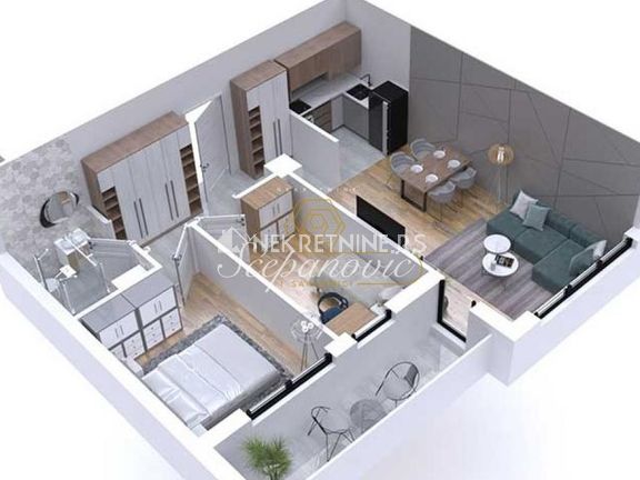 Novi Sad, Podbara, 3.0 stan, 59m2, 177000 EUR