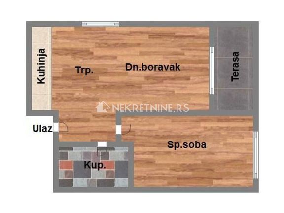 - 42m2 - Komforan dvosoban - Odlična lokacija - Trandžament -