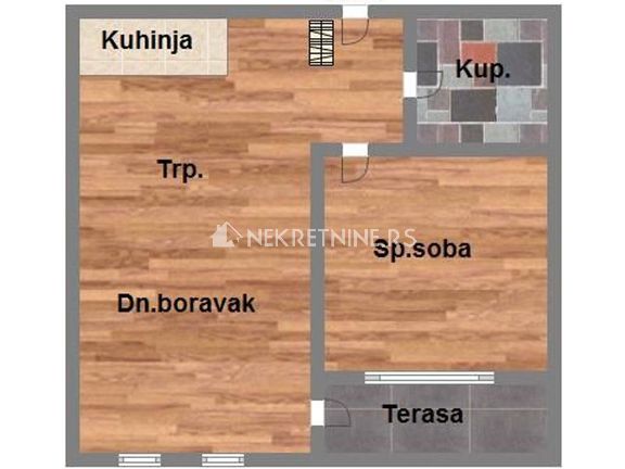 - 42m2 - Odličan dvosoban - LUX investitor! - Trandžament -