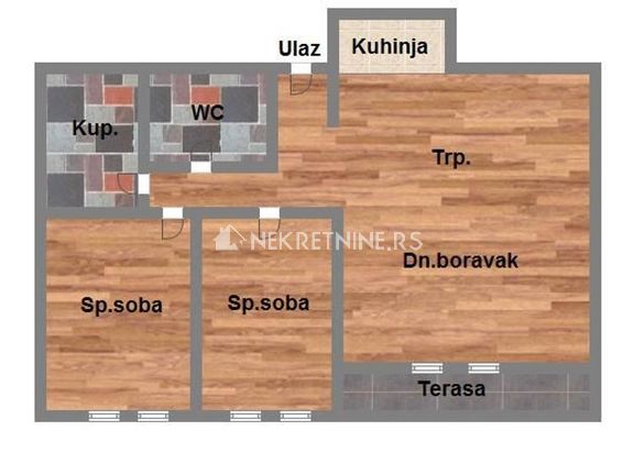 Nova izgradnja na samo 5 minuta vožnje do centra Novog Sada -65m2