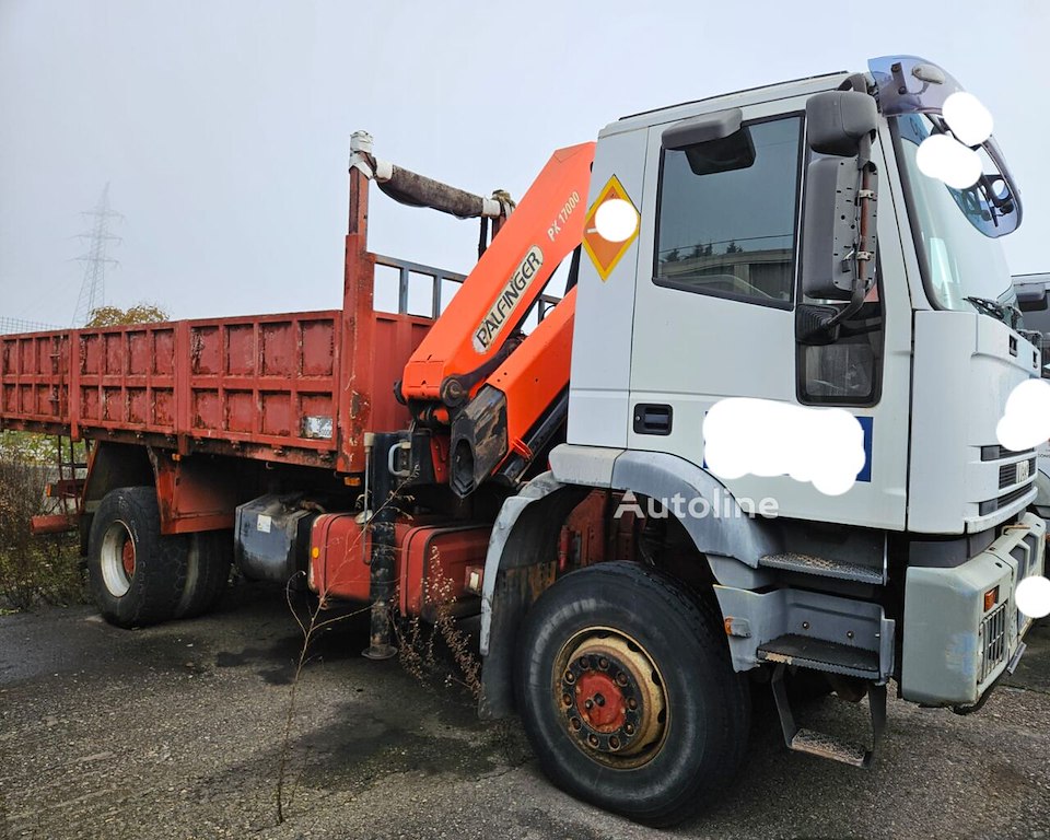 IVECO MP190E30W/4X4-TIPPER-KRAN-PAHLFINGER-PK17000-FUNK/2002 kiper