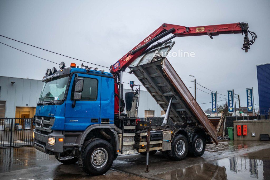 Mercedes-Benz ACTROS 3344 AK - HMF 1643 Z2 kiper