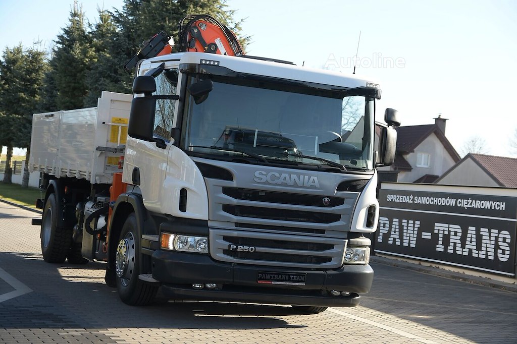 Scania P250 /// 2015 /// WYWROT 3 STRONNY /// ATLAS - PILOT /// SUPER S kiper