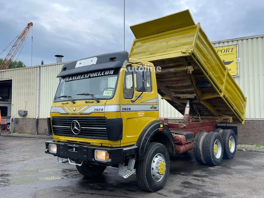 Mercedes-Benz SK 2628 Kipper 6x6 V8 Big Axle's Auxilery ZF Top Condition kiper