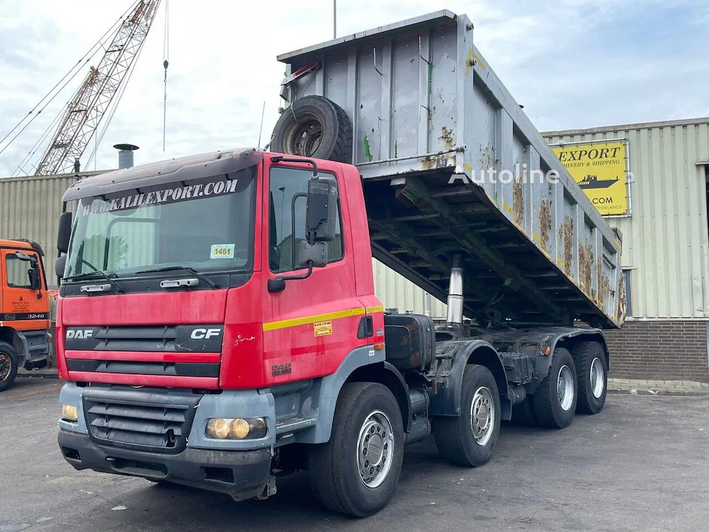 DAF 85.480 Kipper 8x4 Manuel Gearbox ZF Full Steel Suspension Euro3 kiper