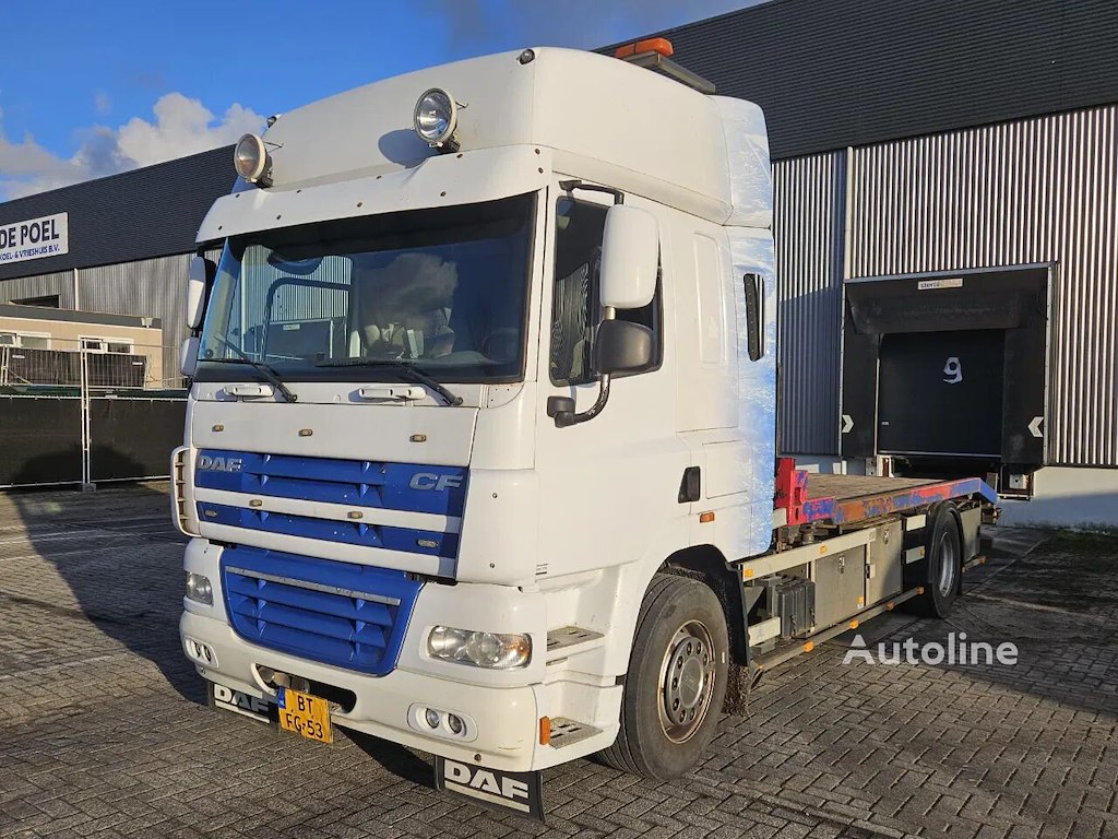 DAF CF 85 410 SSpace Cab Euro 5 kamion s ravnom platformom