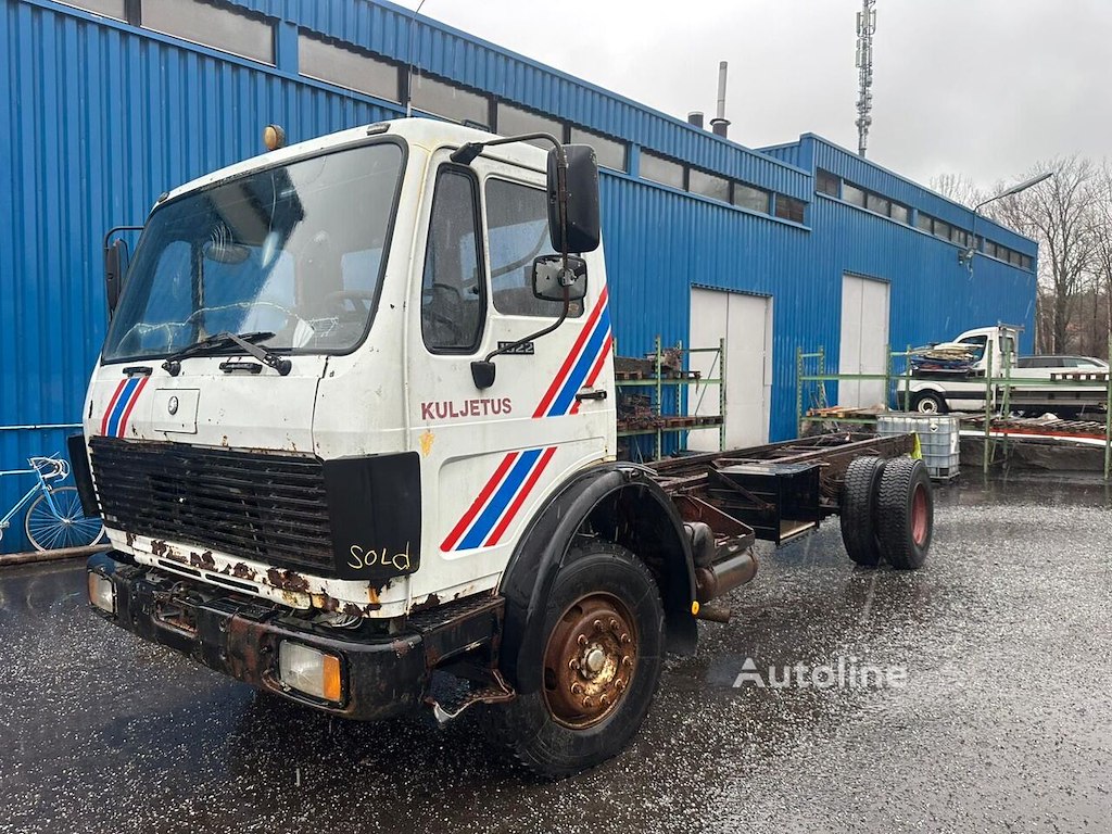 Mercedes-Benz 1622 4x2 V6 full steel manual chassis kamion šasija