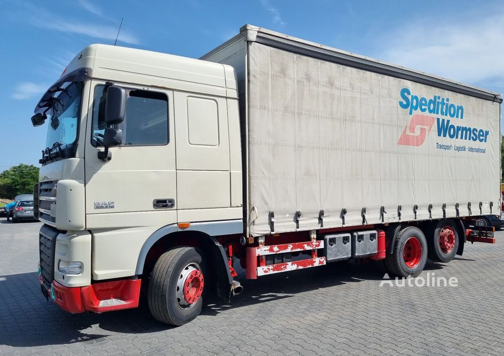 DAF XF 410 kamion sa klizna zavesa cerada