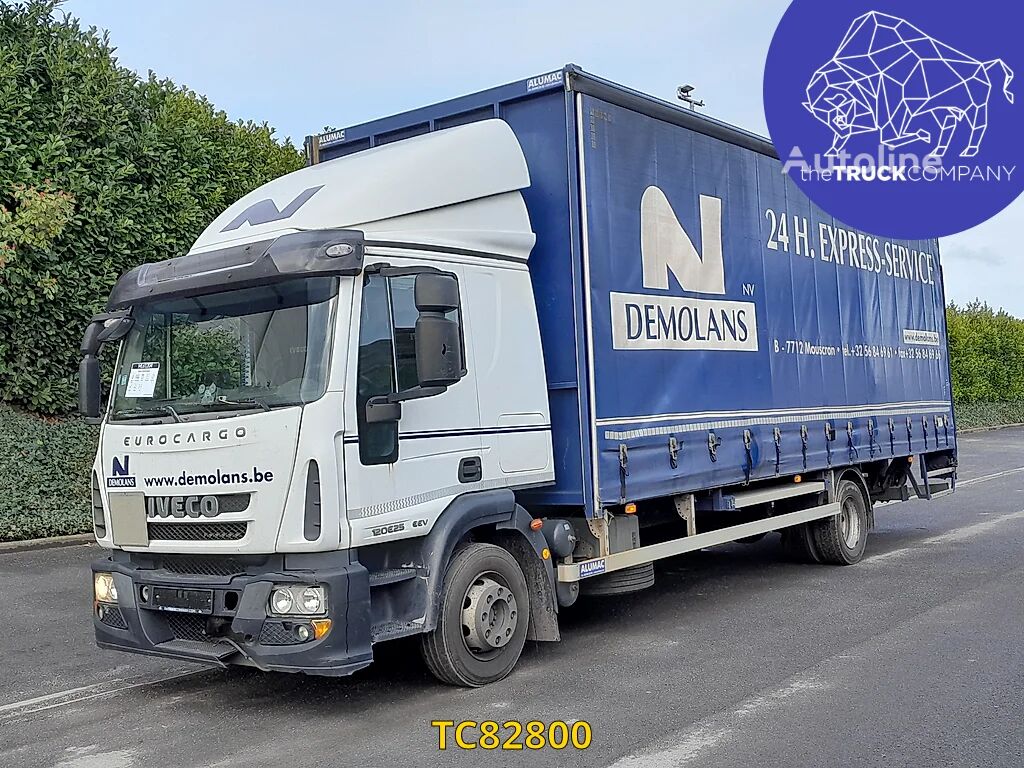 IVECO EuroCargo 120e25 Euro 5 - ENGINE DAMAGE - kamion sa klizna zavesa cerada nakon udesa