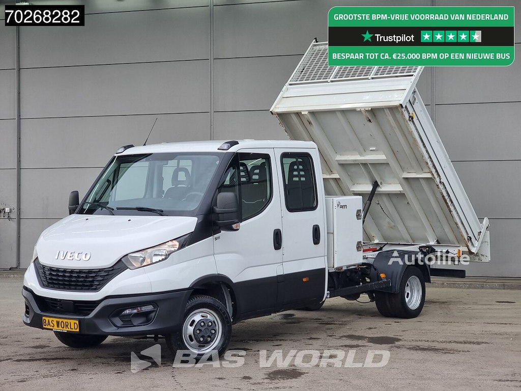 IVECO Daily 35C16 3.0L Kipper Dubbel Cabine 3.5t trekhaak Navi Airco C kamion kiper < 3.5t