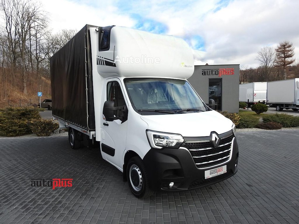 Renault MASTER PLANDEKA 10 PALET TEMPOMAT KLIMATYZACJA LEDY PNEUMATYKA kamion s ceradom < 3.5t