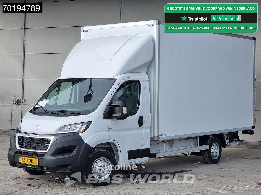 Novi Peugeot Boxer 165PK Bakwagen Laadklep Zijdeur Lat om lat Airco Bluetooth kamion furgon < 3.5t