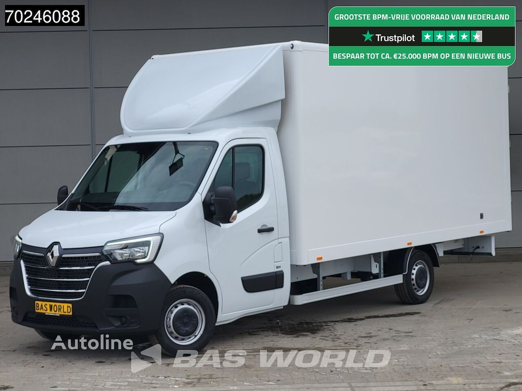 Novi Renault Master 165PK Bakwagen XXL 10 Euro Pallets Achterdeuren Airco Cru kamion furgon < 3.5t