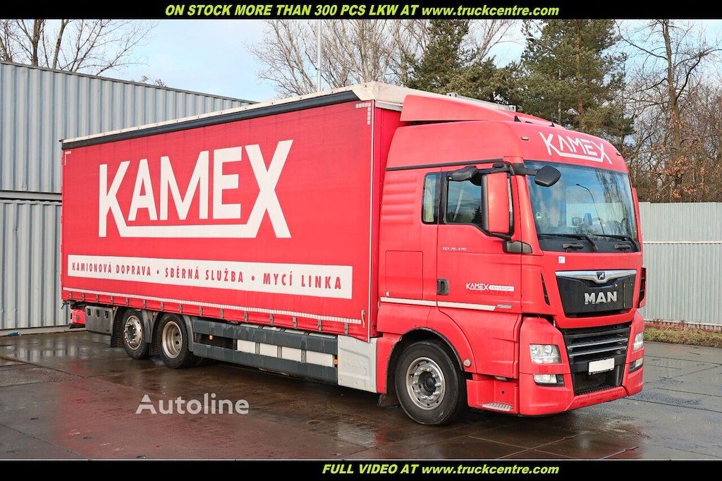 MAN TGX 26.420, 6x2, EURO 6,RETARDER, 21 PALLETS kamion s ceradom