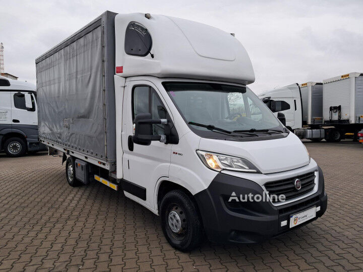 FIAT ducato cabinato 2.3mjet 131cp cabina de dormit si prelata euro 6 kamion s ceradom