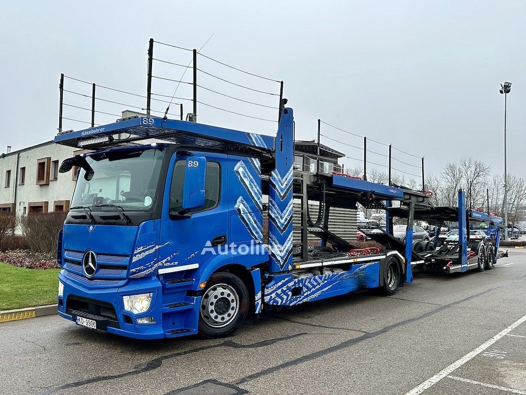 Mercedes-Benz Actros 1843 autotransporter + prikolica autotransportera