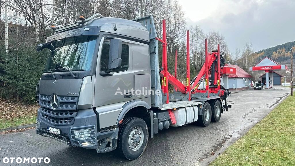 Mercedes-Benz 3351 6x6 Timber truck Hydrodrive kamion za prevoz drva