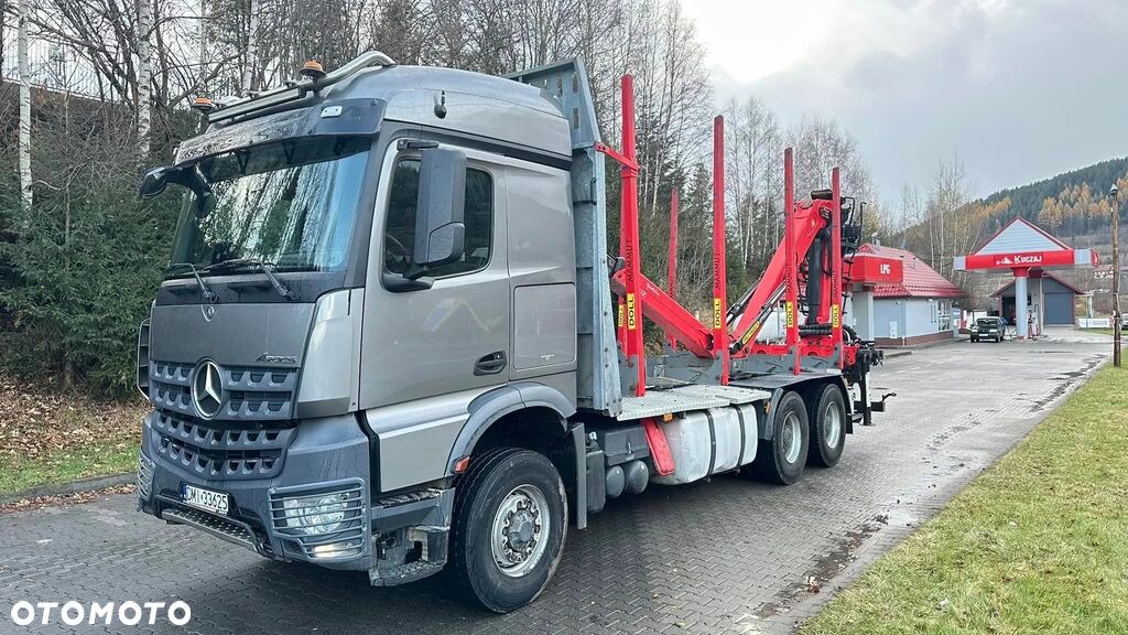 Mercedes-Benz 3351 6x6 Timber truck Hydrodrive kamion za prevoz drva