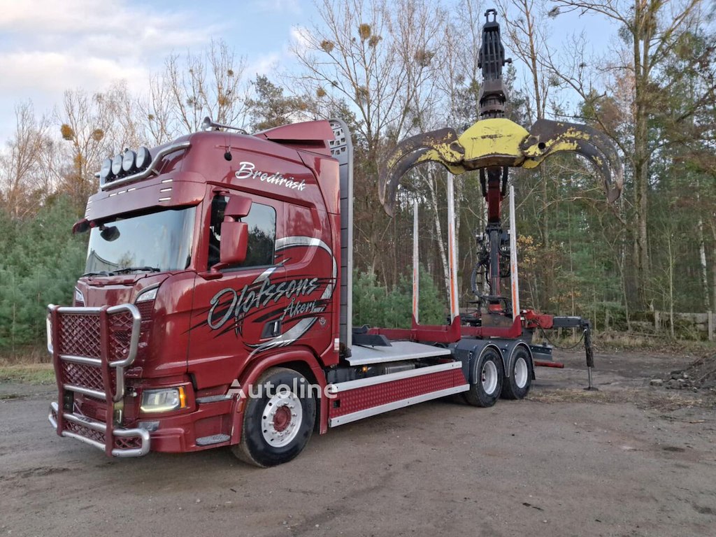 Scania R650 kamion za prevoz drva