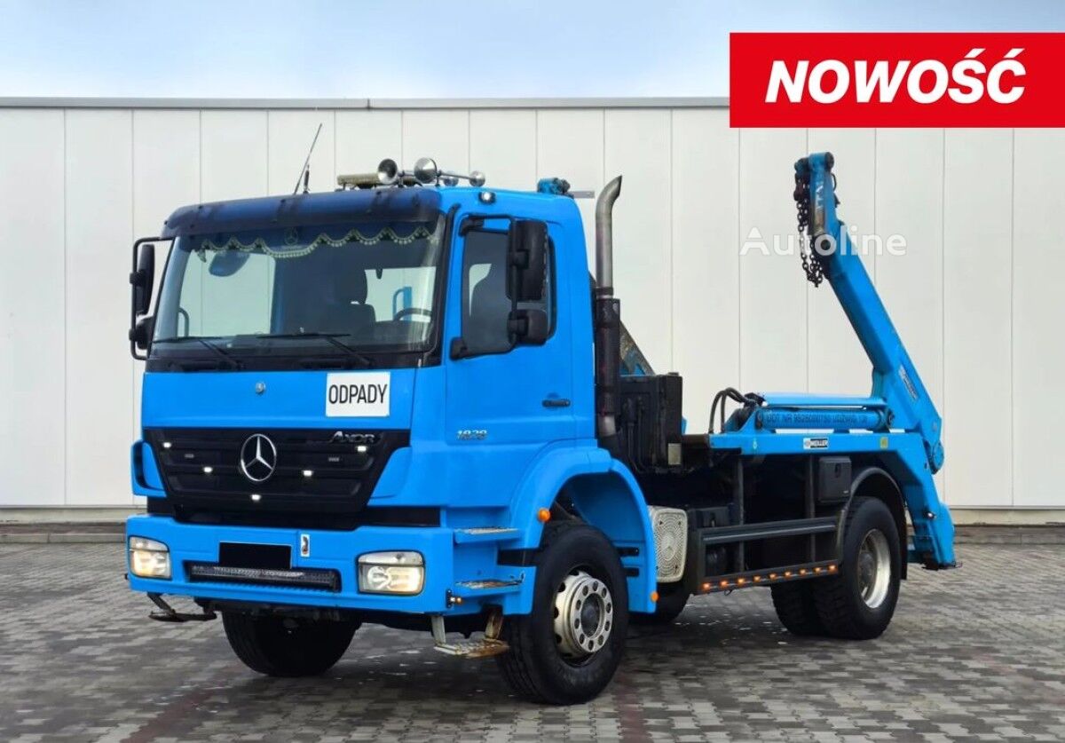 Mercedes-Benz AXOR 1828 / BRAMOWIEC / MEILLER / KLIMA kamion autopodizač kontejnera