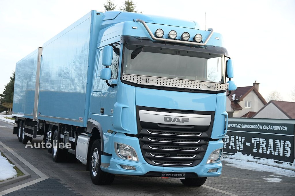 DAF XF 106.440 /// IZOTERMA /// 2017 /// ZESTAW TANDEM /// PRZEJAZDO izotermni kamion + izotermna prikolica