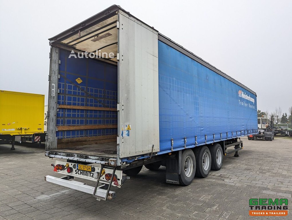 Schmitz Cargobull S01 3-Axles BPW - Drum brakes - Curtain Sider / Sliding Roof - G poluprikolica sa kliznom ceradom