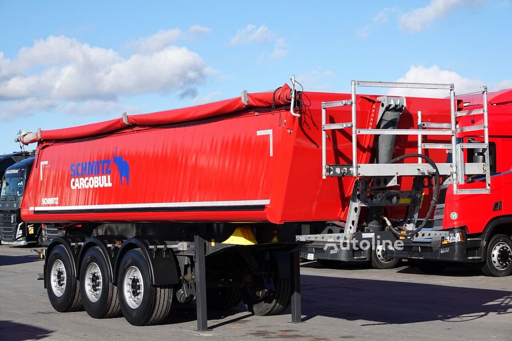 Schmitz Cargobull WYWROTKA / 25 m3 / 2021 ROK / OPONY 100% / WAGA: 5100 KG / OŚ PO poluprikolica kipera