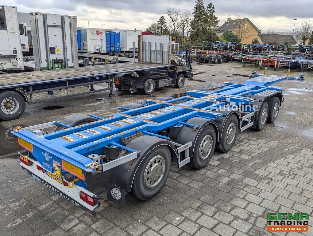 D-Tec CT-53-05D + CT-35-02 - CombiTrailer - 5-Axles BPW - 4x LiftAxle poluprikolica za prevoz kontejnera