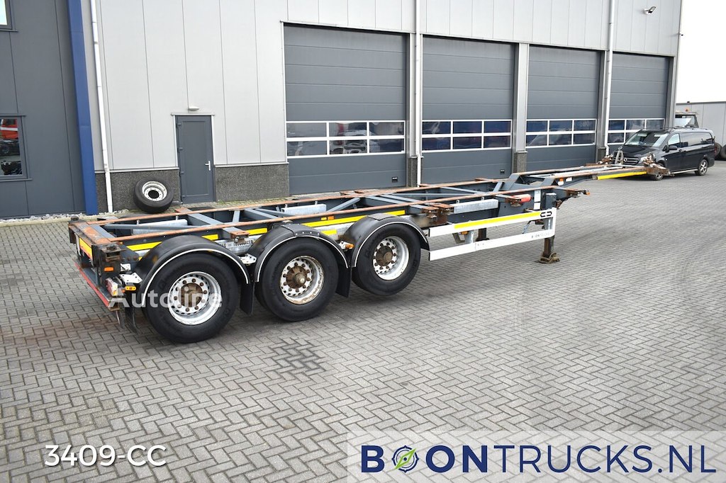 Van Hool 3B0071 | 2x20-30-40-45ft HC * LIFT AXLE * 2x EXTENDABLE poluprikolica za prevoz kontejnera