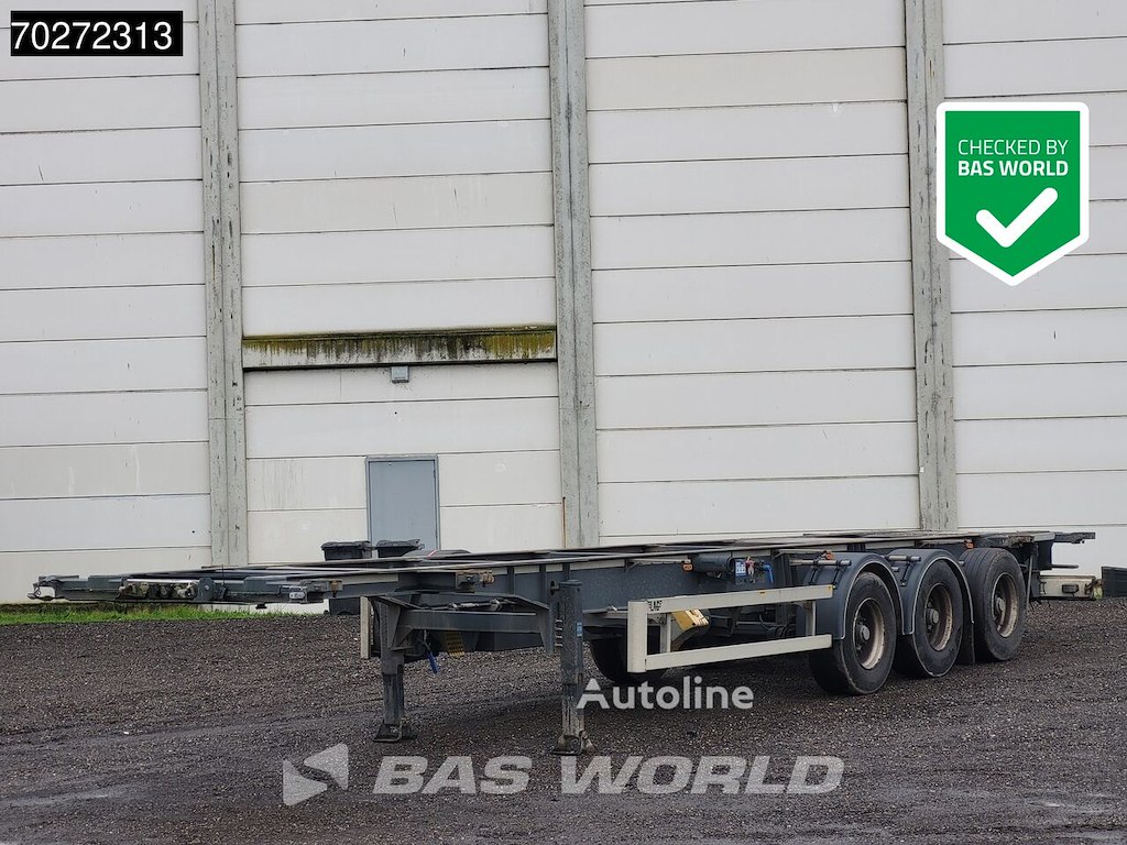 LAG O-3-CC 3 axles Liftachse poluprikolica za prevoz kontejnera