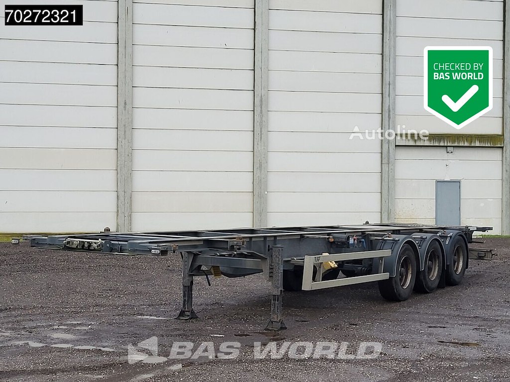 LAG O-3-CC 3 axles ADR Liftachse 30ft 40ft poluprikolica za prevoz kontejnera