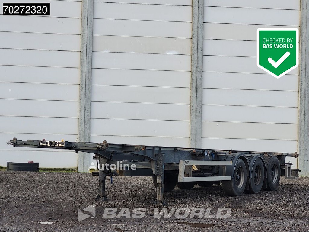 LAG O-3-CC 3 axles Liftachse 30ft 40ft poluprikolica za prevoz kontejnera