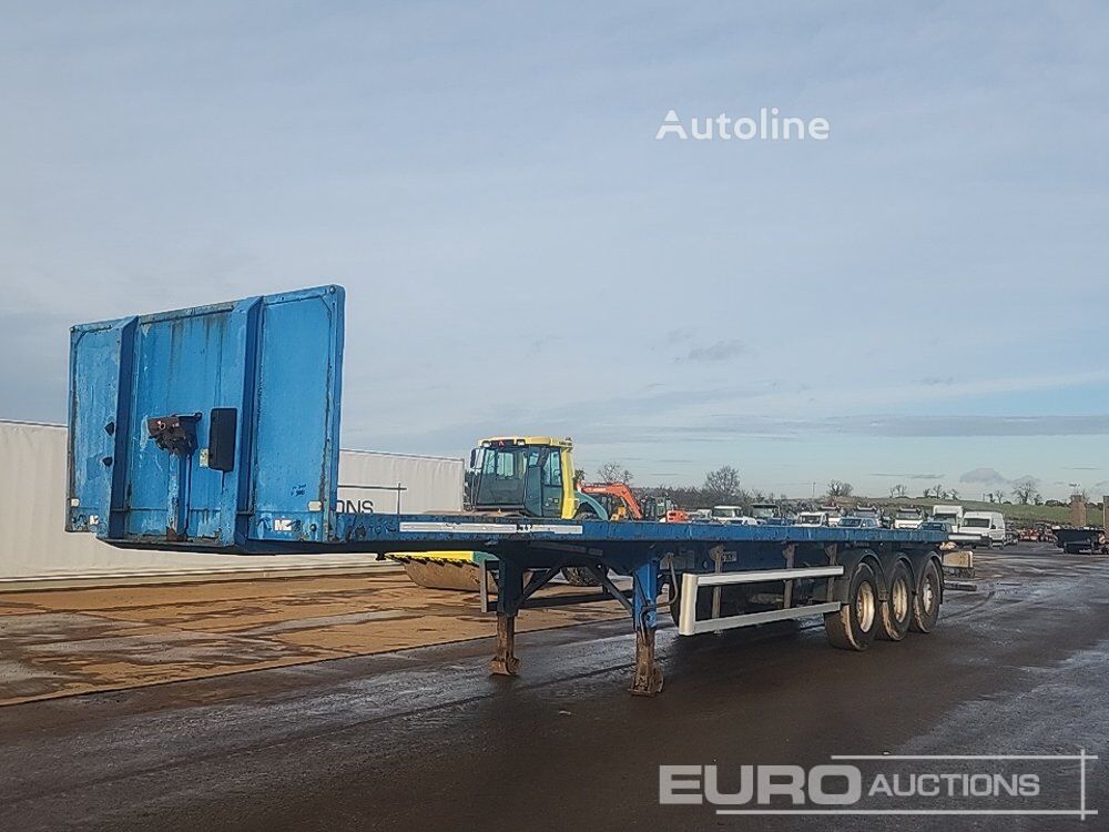 Prodaje se M & G Trailers 45' Tri Axle Flat Trailer, Goal Post Sockets poluprikolicu platformu na aukciji