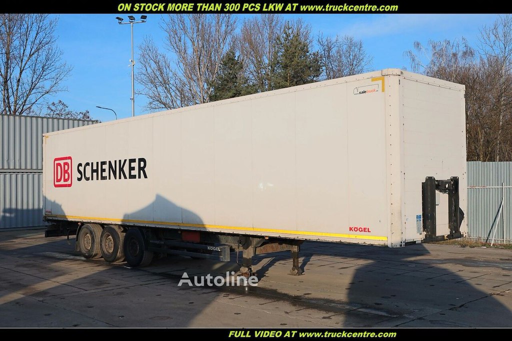 Kögel S24-3, DOUBLE FLOOR, LIFT AXLE, AXLES SAF furgon poluprikolica