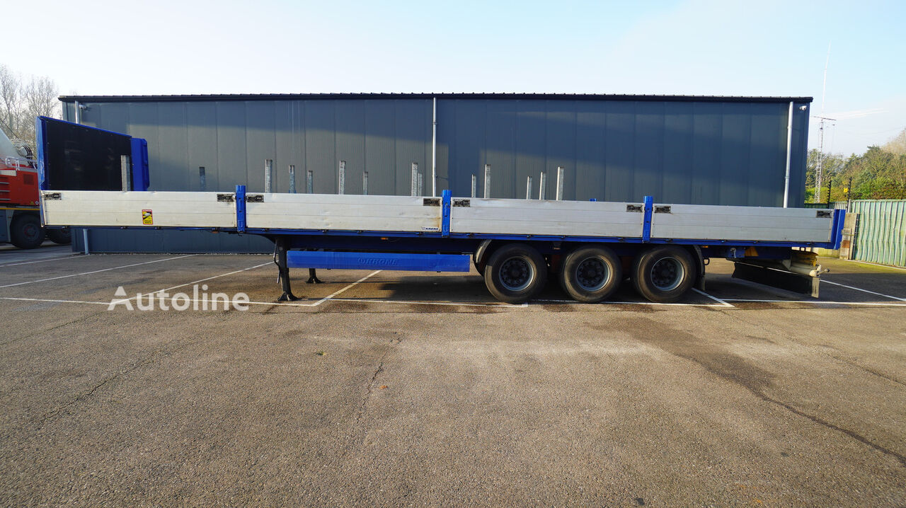 Krone 3 AXLE OPENBOX TRAILER WITH SIDE BOARDS poluprikolica sa ravnom platformom