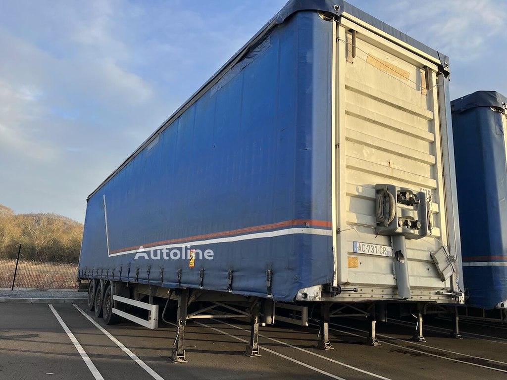 Fruehauf SAF Lot de 5 Semi poluprikolica s ceradom