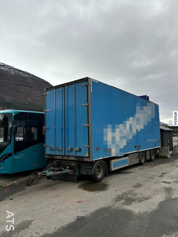 Limetec VPU330 3-Axle Box Trailer with Full Side Opening prikolica furgon