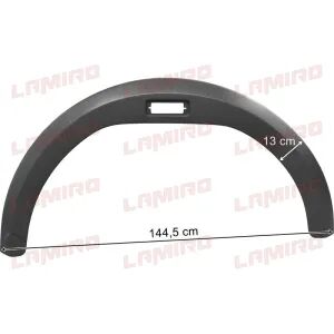 MAN SK 1735 WIDE CAB LONG MUDGUARD RH ekspanziona posuda za Mercedes-Benz TGA XXL (2000-2008) kamiona