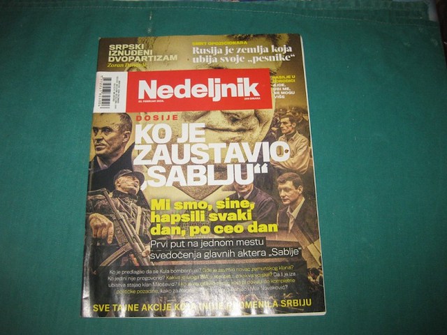 Nedeljnik br.632 (2024.) KO JE ZAUSTAVIO `SABLJU`