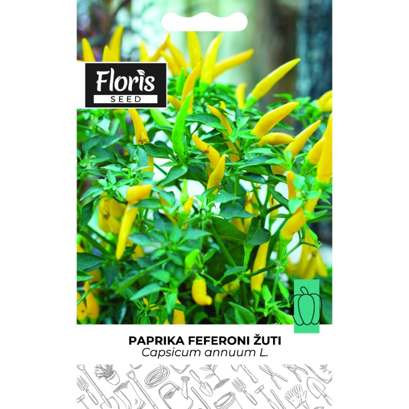 FLORIS-POVRĆE-PAPRIKA FEFERONI ŽUTI 20G