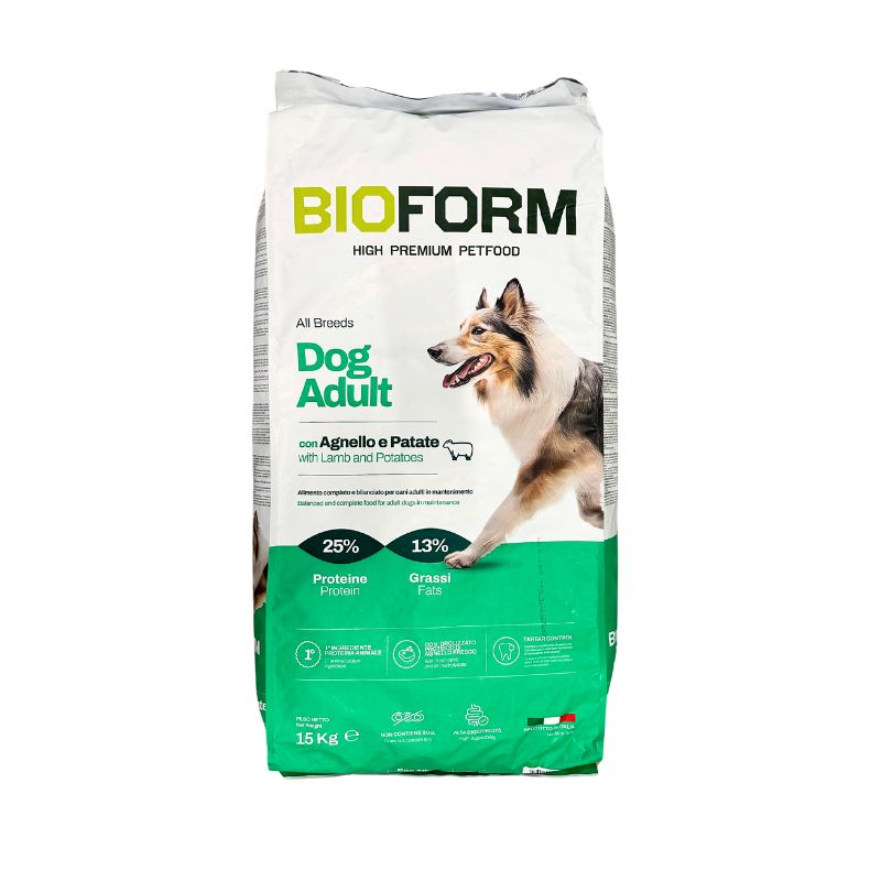 BIO FORM PREMIUM HRANA ZA PSE DOG ADULT 25/10 - JAGNJETINA